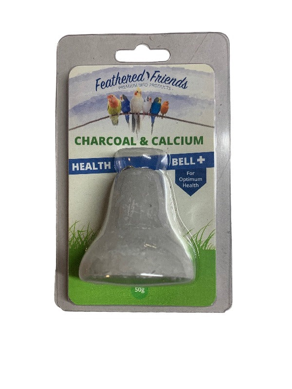Charcoal & Calcium Bell 50g – Bird Food – Bird Toys and Parrot Supplies ...